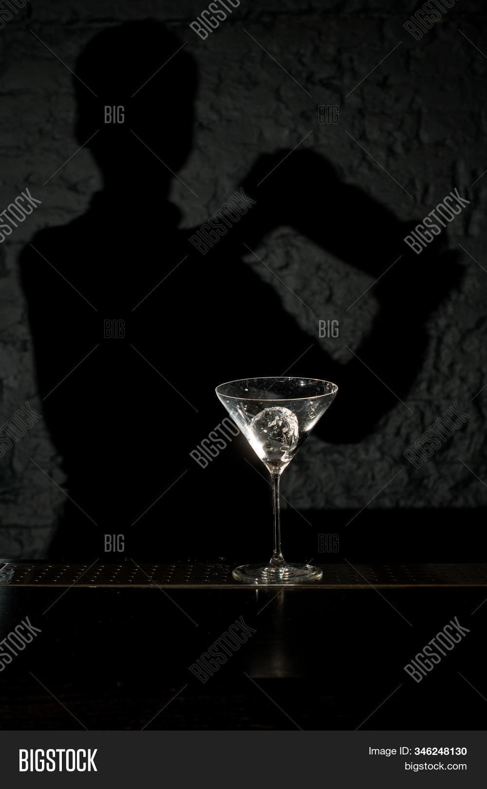 Bartender Shadow Image & Photo (Free Trial) | Bigstock