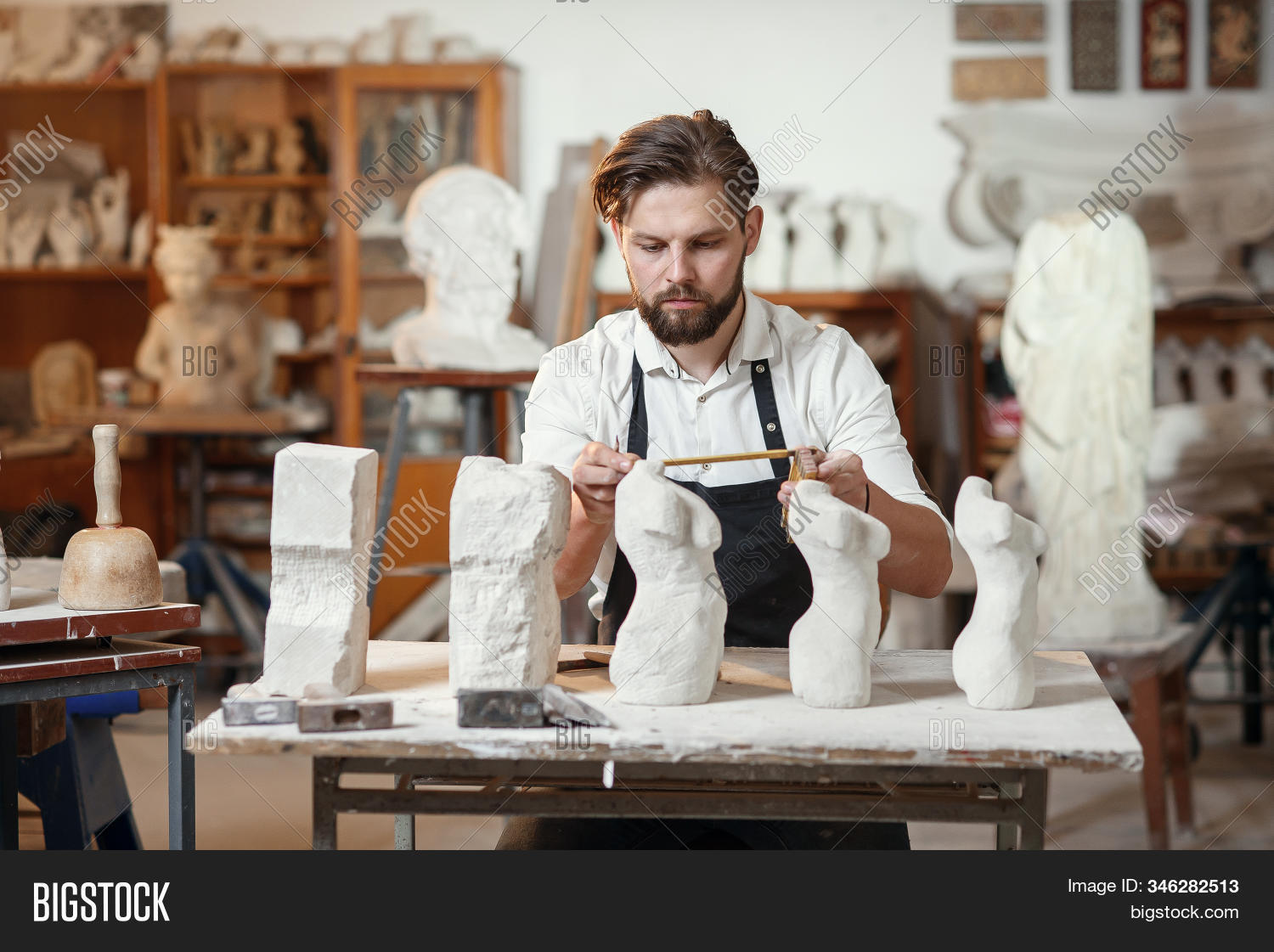 Male Craftsman Working Image & Photo (Free Trial) | Bigstock