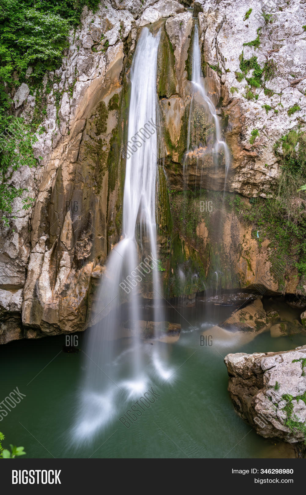 High Waterfall Falls Image & Photo (Free Trial) | Bigstock