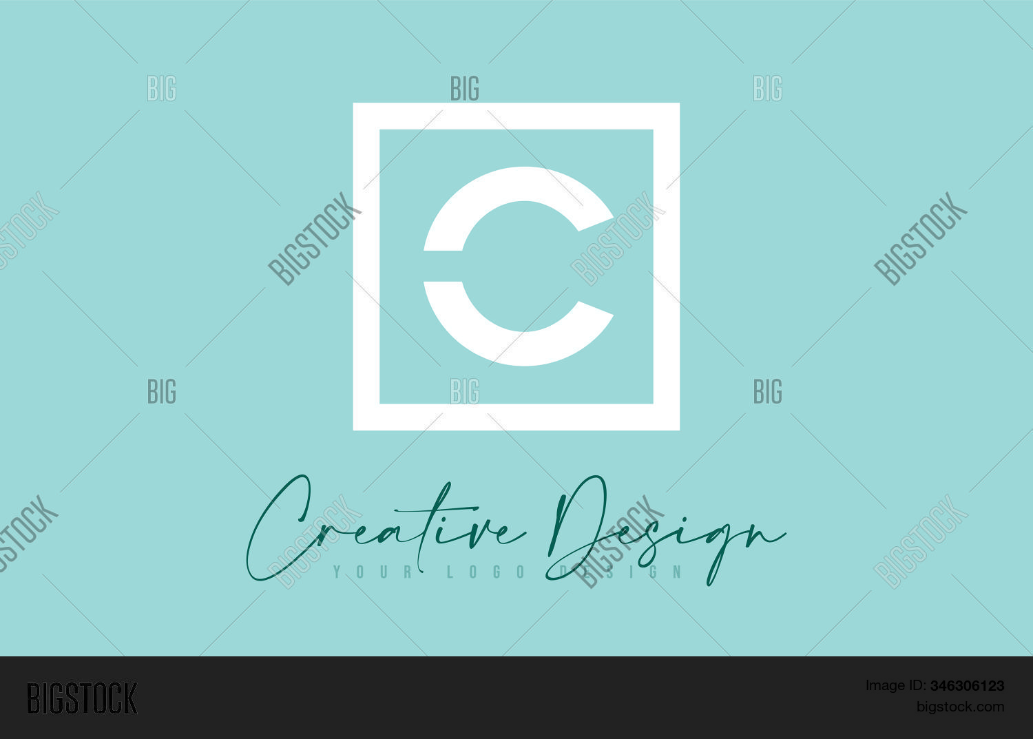 C Letter Icon Design Vector & Photo (Free Trial) | Bigstock