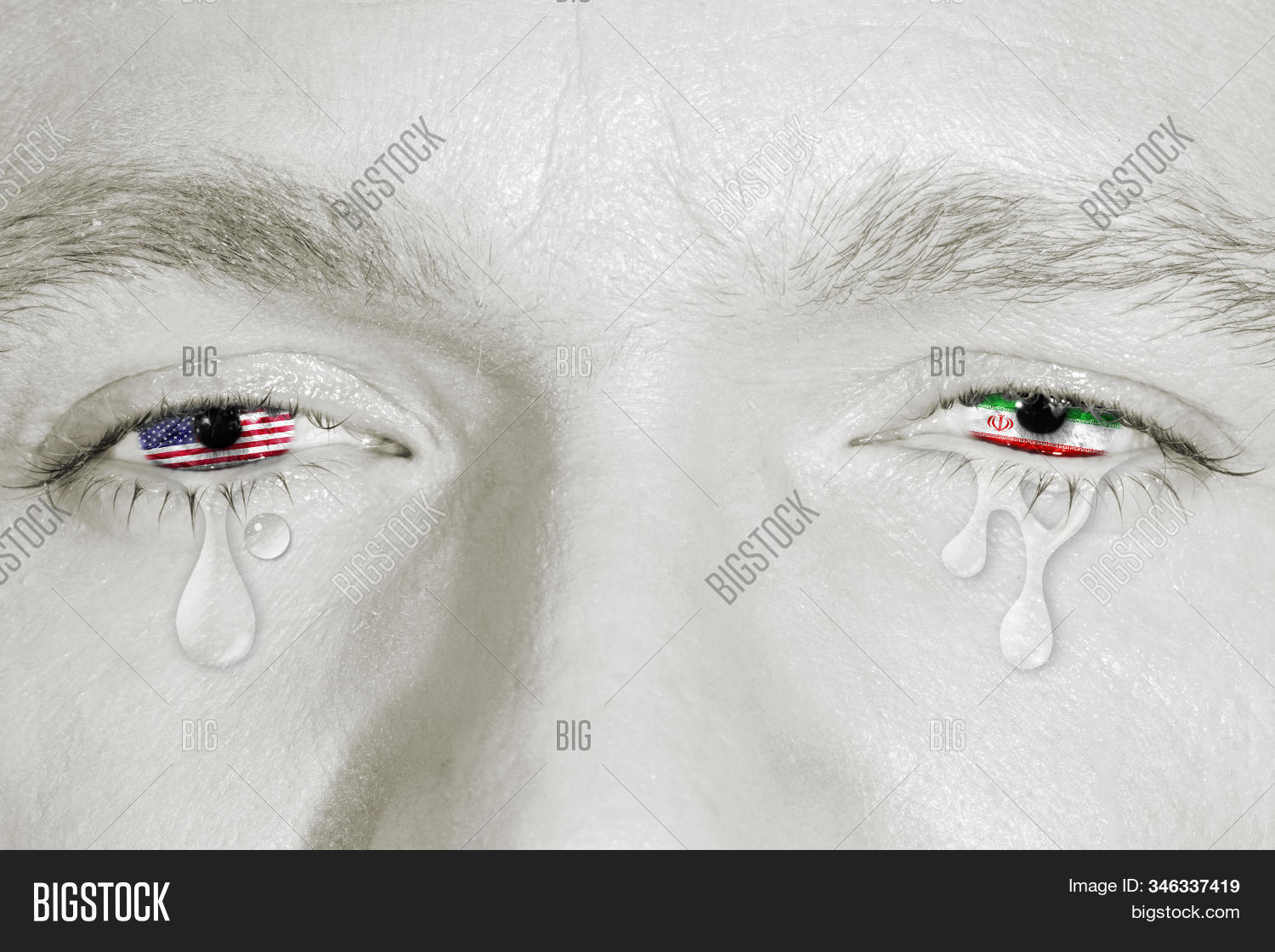 Crying Eyes American Image & Photo (Free Trial) | Bigstock