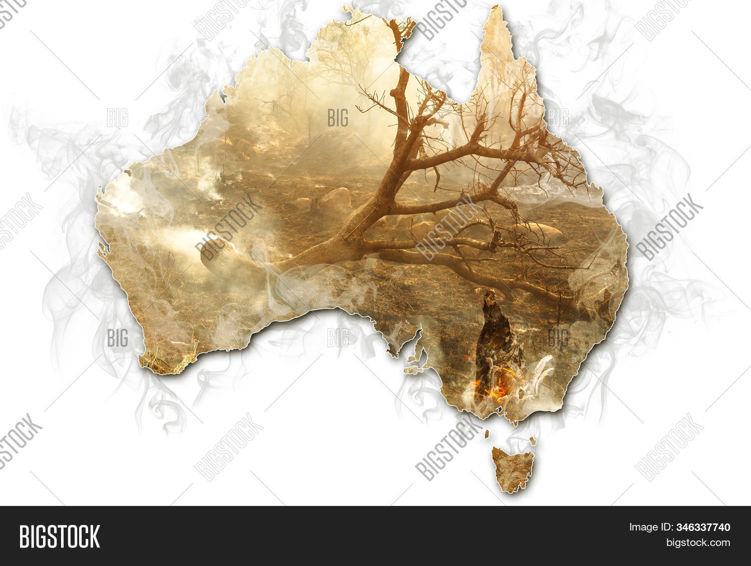Australian Map Smoking Image & Photo (Free Trial) | Bigstock