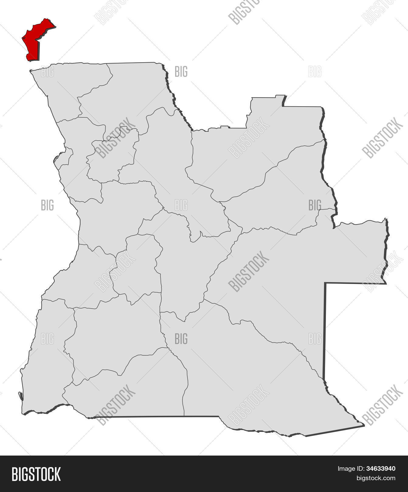 Map Angola, Cabinda Image & Photo (Free Trial) | Bigstock