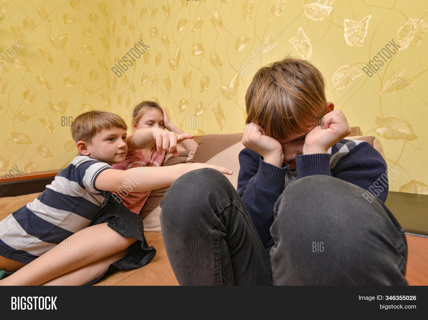 Children Humiliate Boy Image & Photo (Free Trial) | Bigstock
