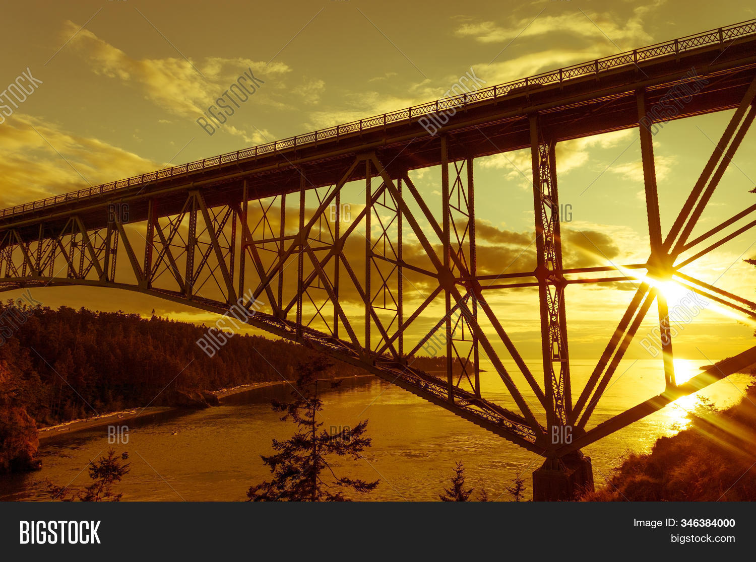 Deception Pass Bridge Image & Photo (Free Trial) | Bigstock