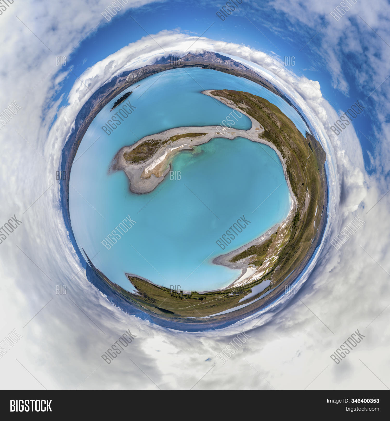 Aerial Tiny Planet Image & Photo (Free Trial) | Bigstock
