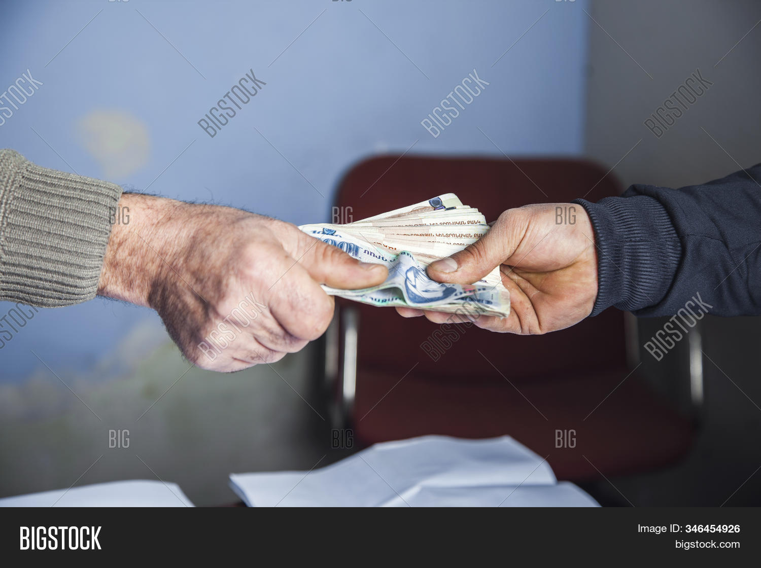 Two Man Hand Money Image & Photo (Free Trial) | Bigstock