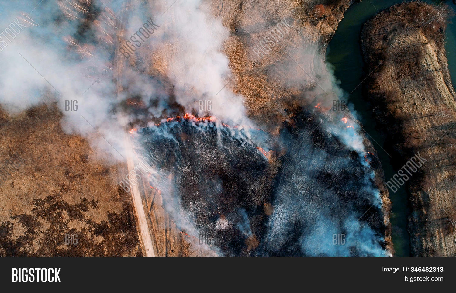 Strong Fire Empty Image & Photo (Free Trial) | Bigstock