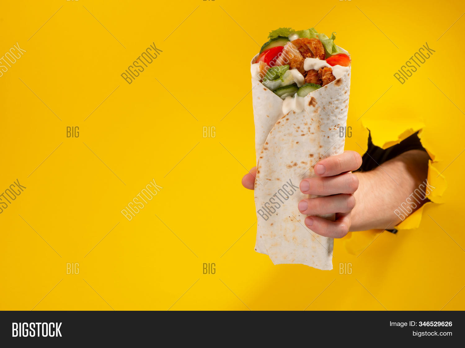 Hand Giving Doner Roll Image & Photo (Free Trial) | Bigstock
