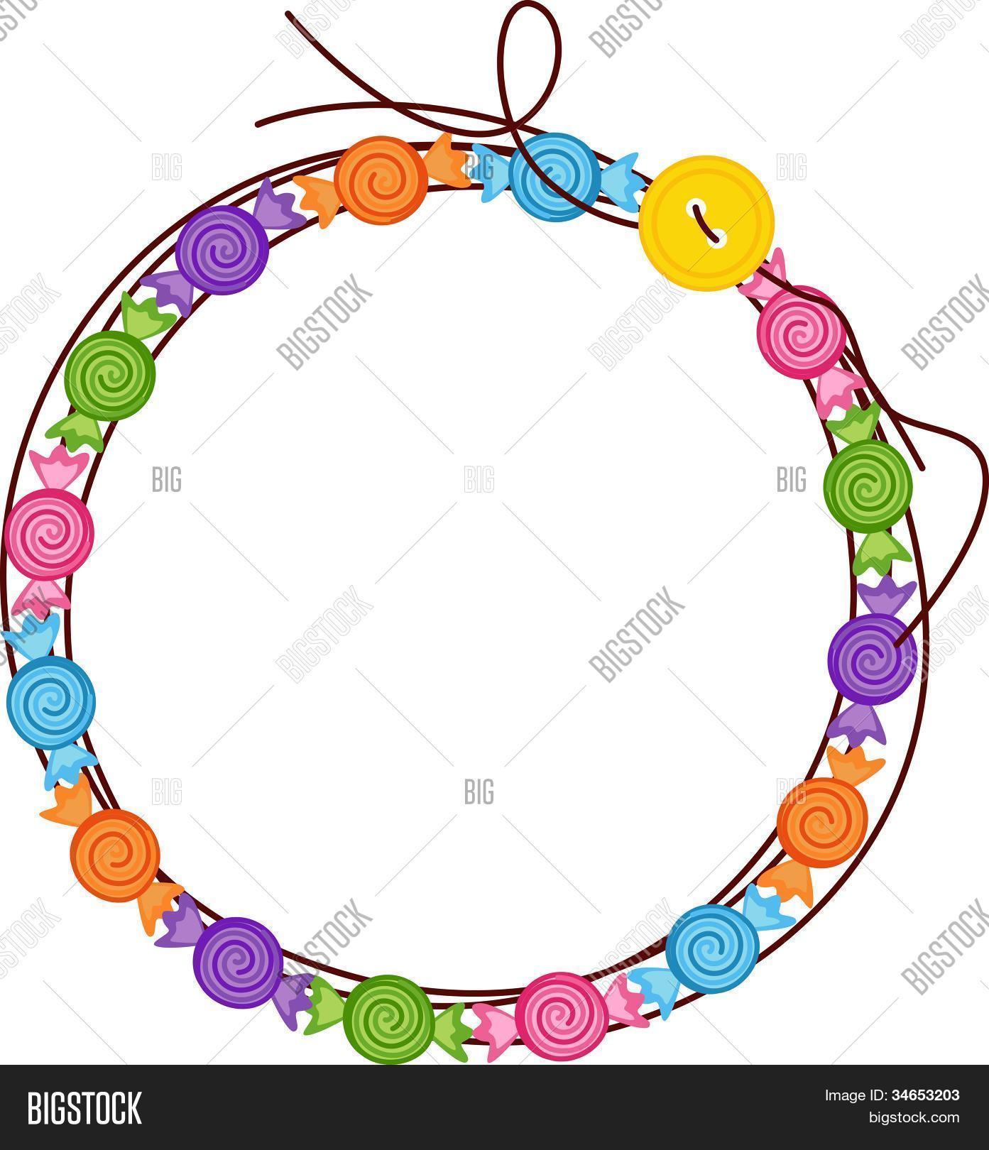 Halloween Candy Round Vector & Photo (Free Trial) | Bigstock