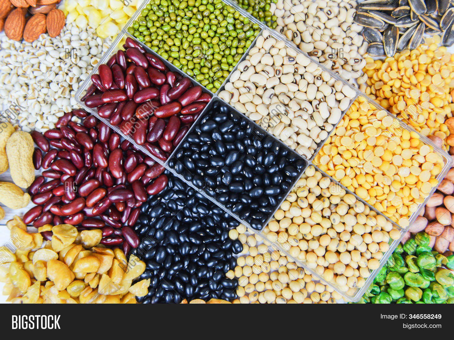 Collage Various Beans Image & Photo (Free Trial) | Bigstock