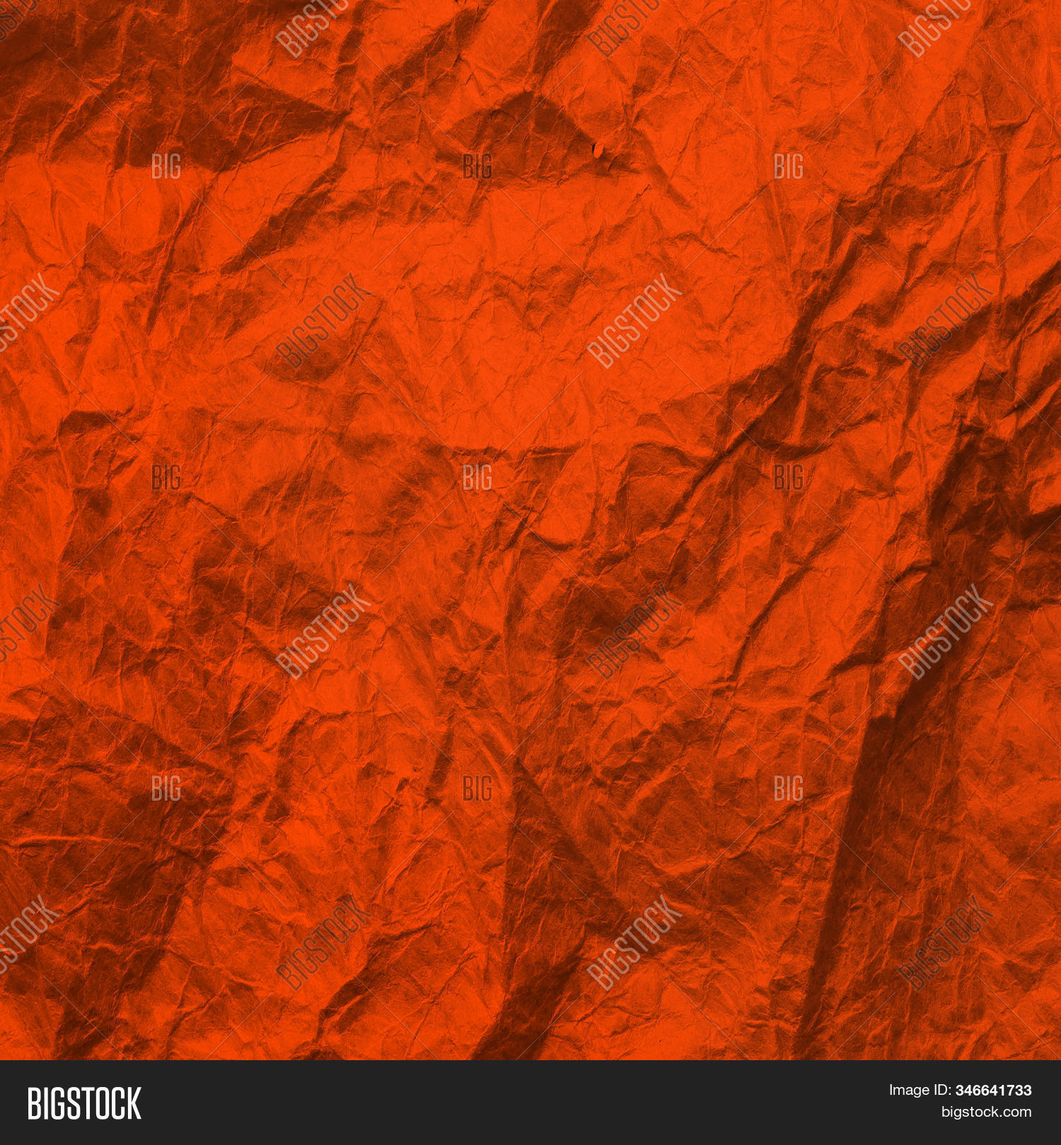 Orange Crumpled Paper Image & Photo (Free Trial) | Bigstock