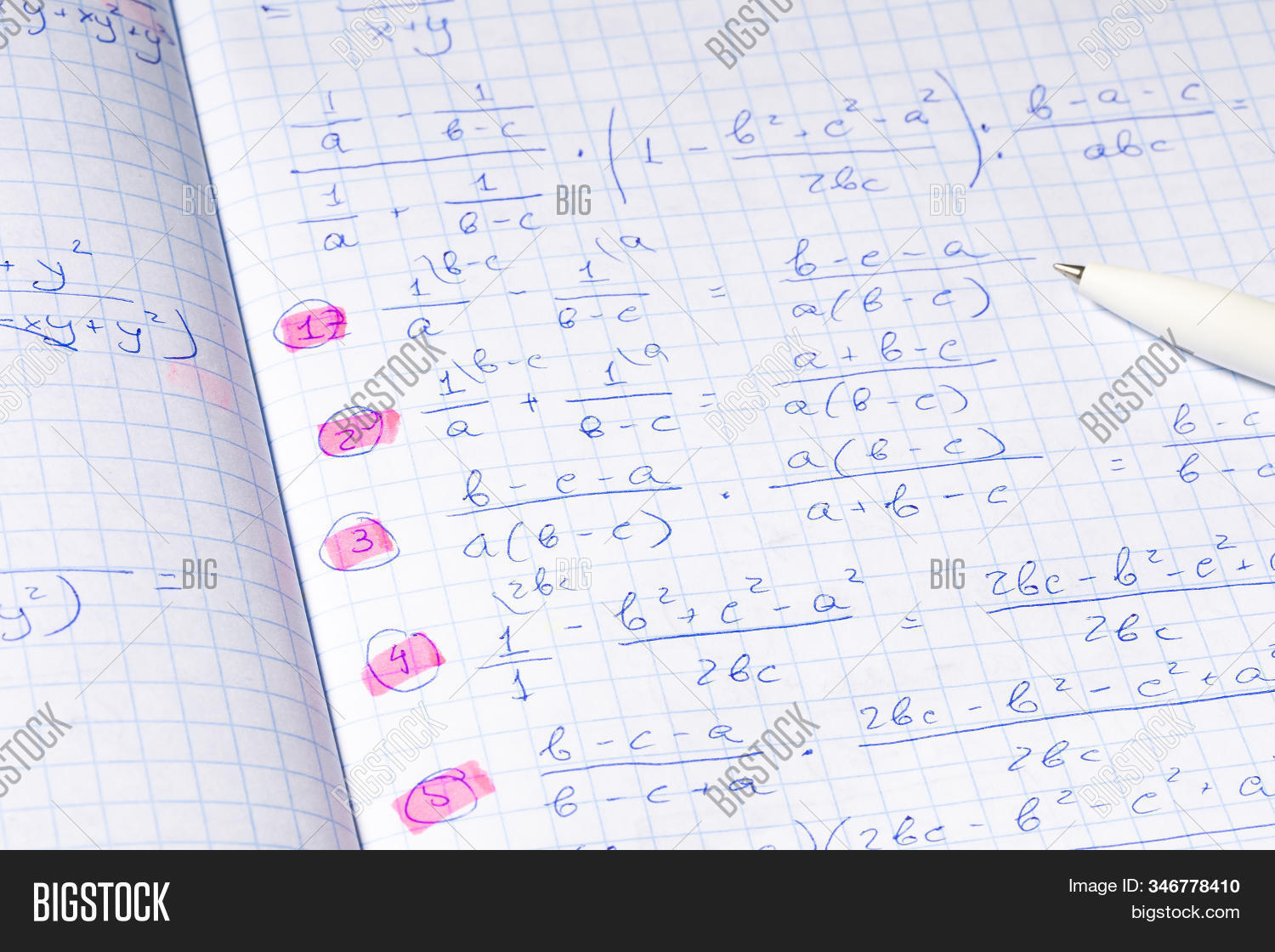 Algebraic Calculations Image & Photo (Free Trial) | Bigstock