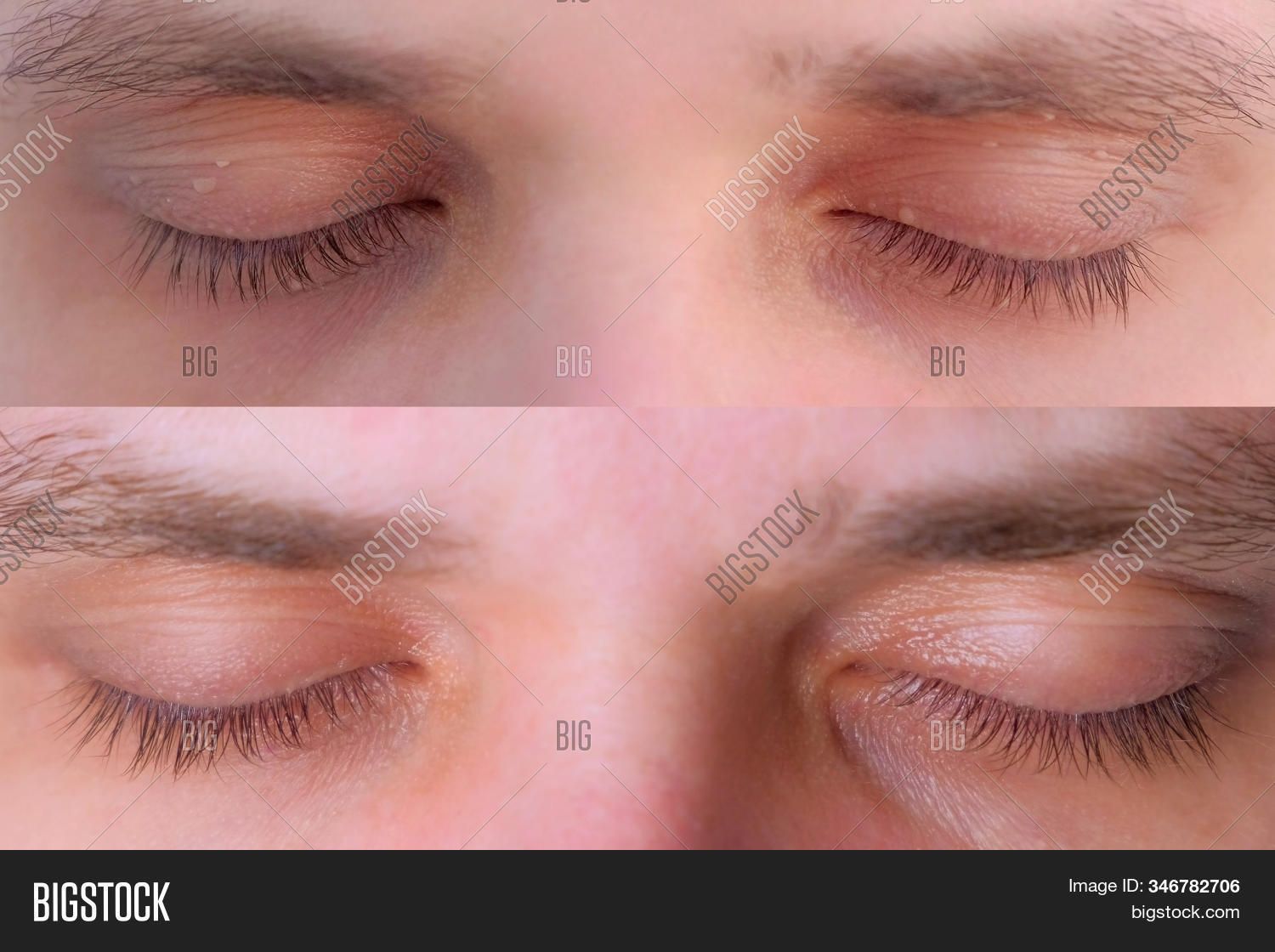 Closed Eyes Young Man Image & Photo (Free Trial) | Bigstock