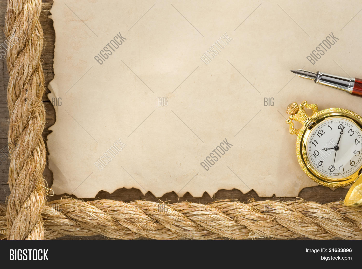 Ropes On Old Vintage Image & Photo (Free Trial) | Bigstock