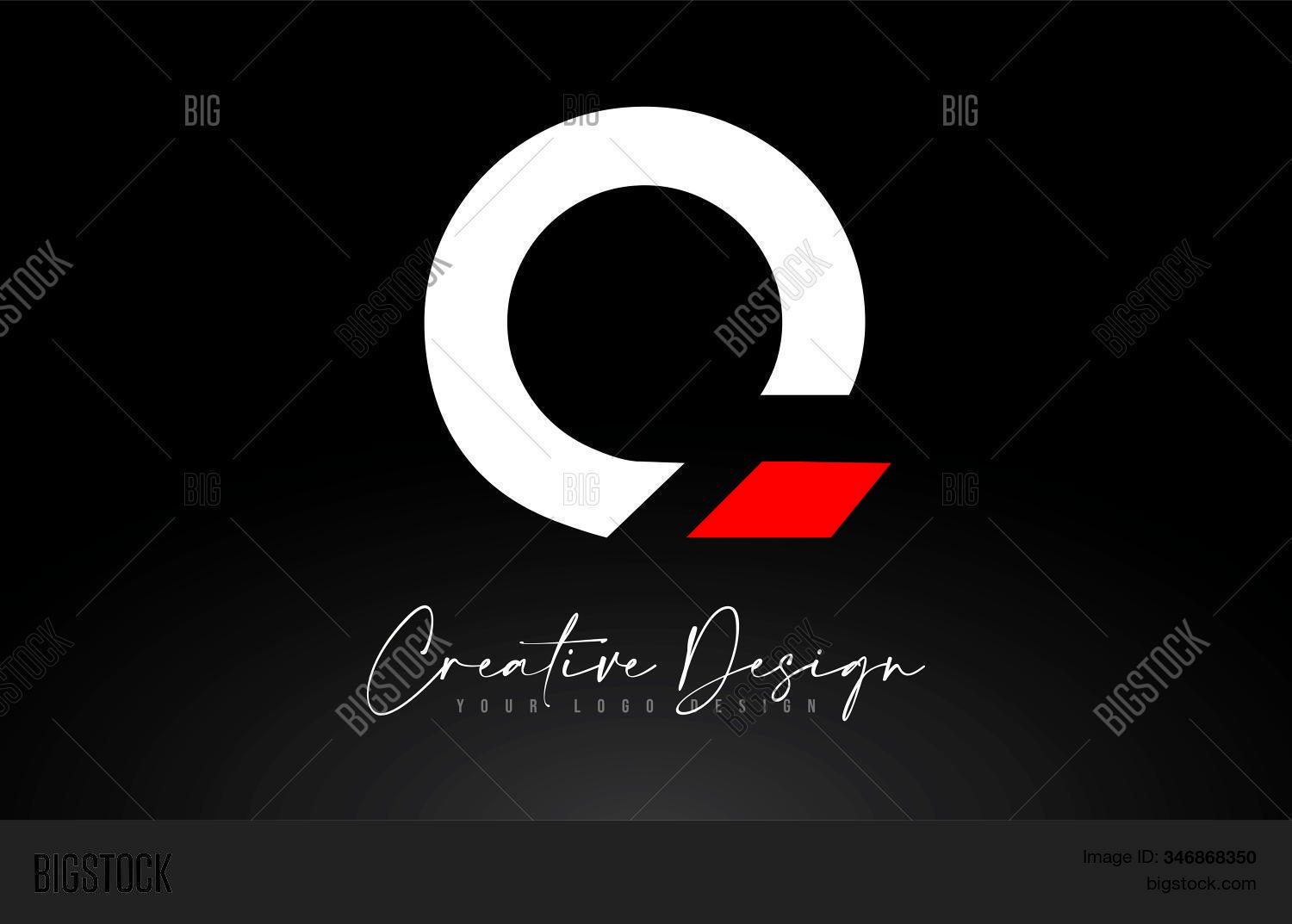Q Letter Icon Design Vector & Photo (Free Trial) | Bigstock