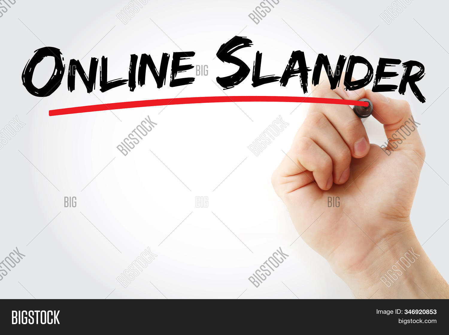 Online Slander Text Image & Photo (Free Trial) | Bigstock