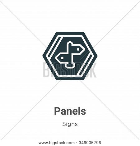 Panels Icon Isolated Vector & Photo (Free Trial) | Bigstock