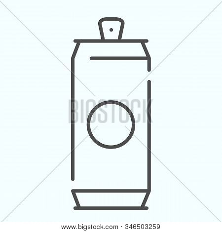 Beer Tin Thin Line Vector & Photo (Free Trial) | Bigstock