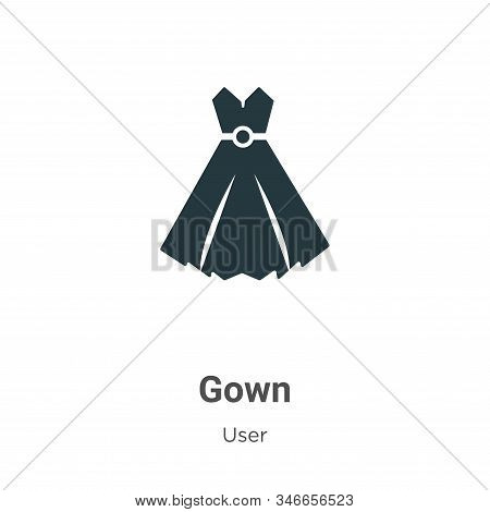 Gown Icon Isolated On Vector & Photo (Free Trial) | Bigstock