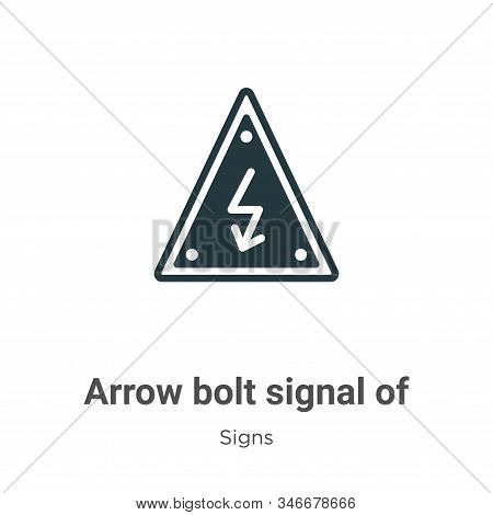 Arrow Bolt Signal Vector & Photo (Free Trial) | Bigstock