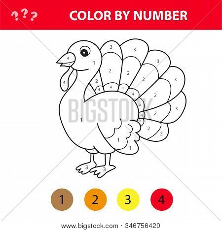 Cartoon Turkey. Color Vector & Photo (Free Trial) | Bigstock