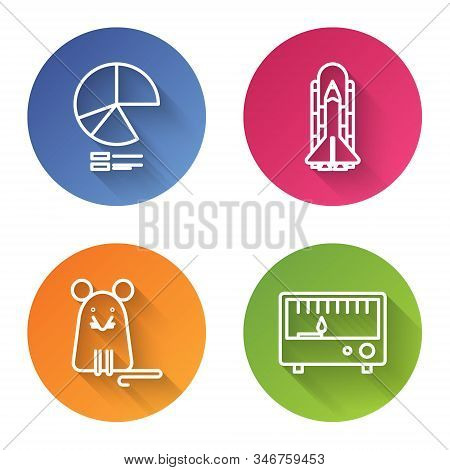 Set Line Pie Chart Vector & Photo (Free Trial) | Bigstock