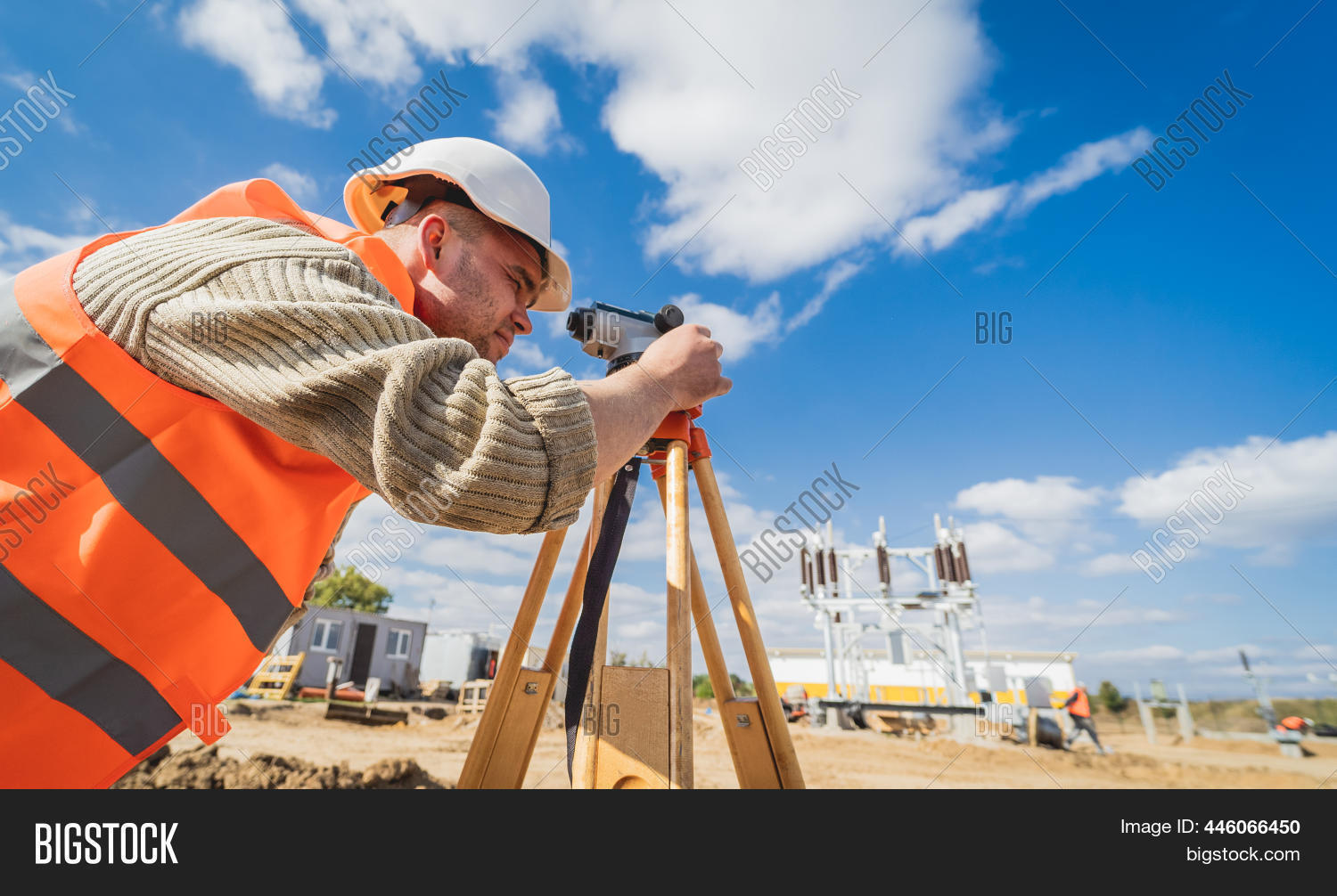 Surveyor Worker Image & Photo (Free Trial) | Bigstock