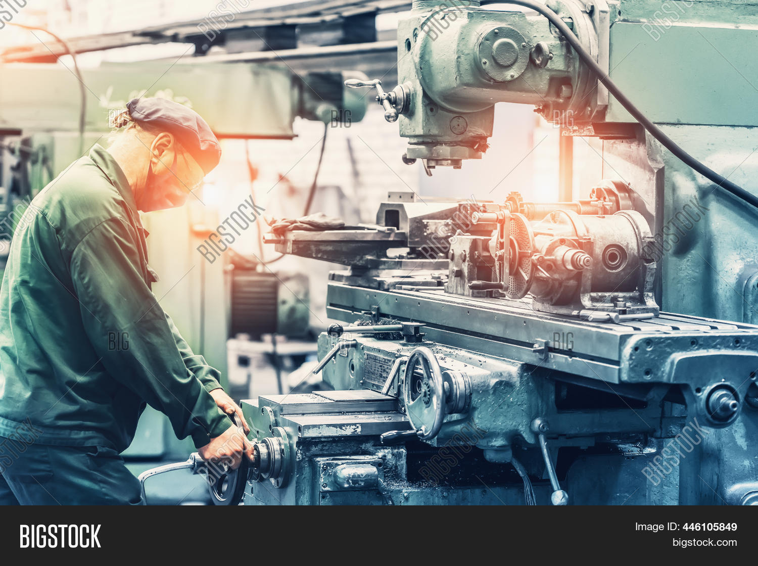 Factory Worker Using Image & Photo (Free Trial) | Bigstock