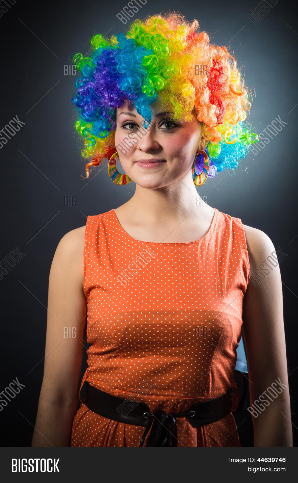 Woman Clown's Wig Image & Photo (Free Trial) | Bigstock