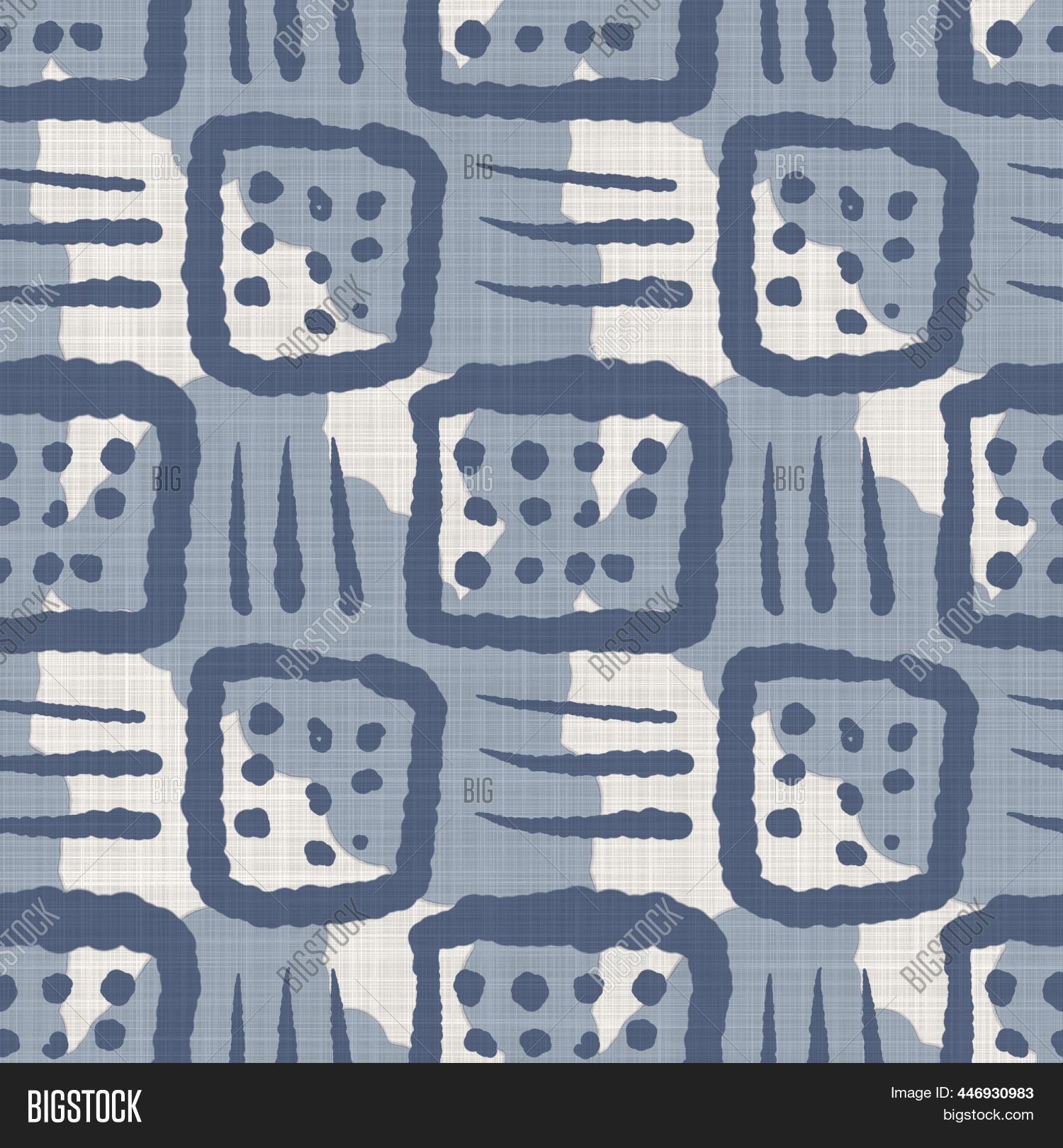 French Blue Geometric Image & Photo (Free Trial) | Bigstock