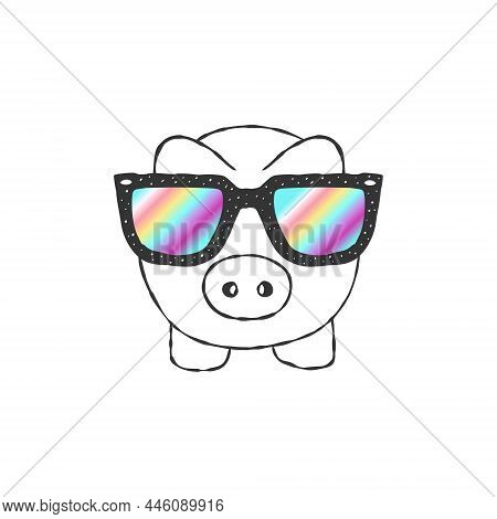 Little Pig. Hand- Vector & Photo (Free Trial) | Bigstock