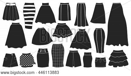 Woman Skirt Vector Vector & Photo (Free Trial) | Bigstock