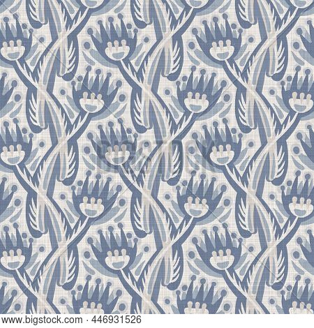 French Blue Floral Image & Photo (Free Trial) | Bigstock