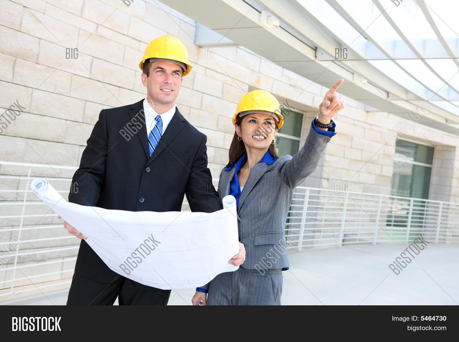 Man Woman Construction Image & Photo (Free Trial) | Bigstock