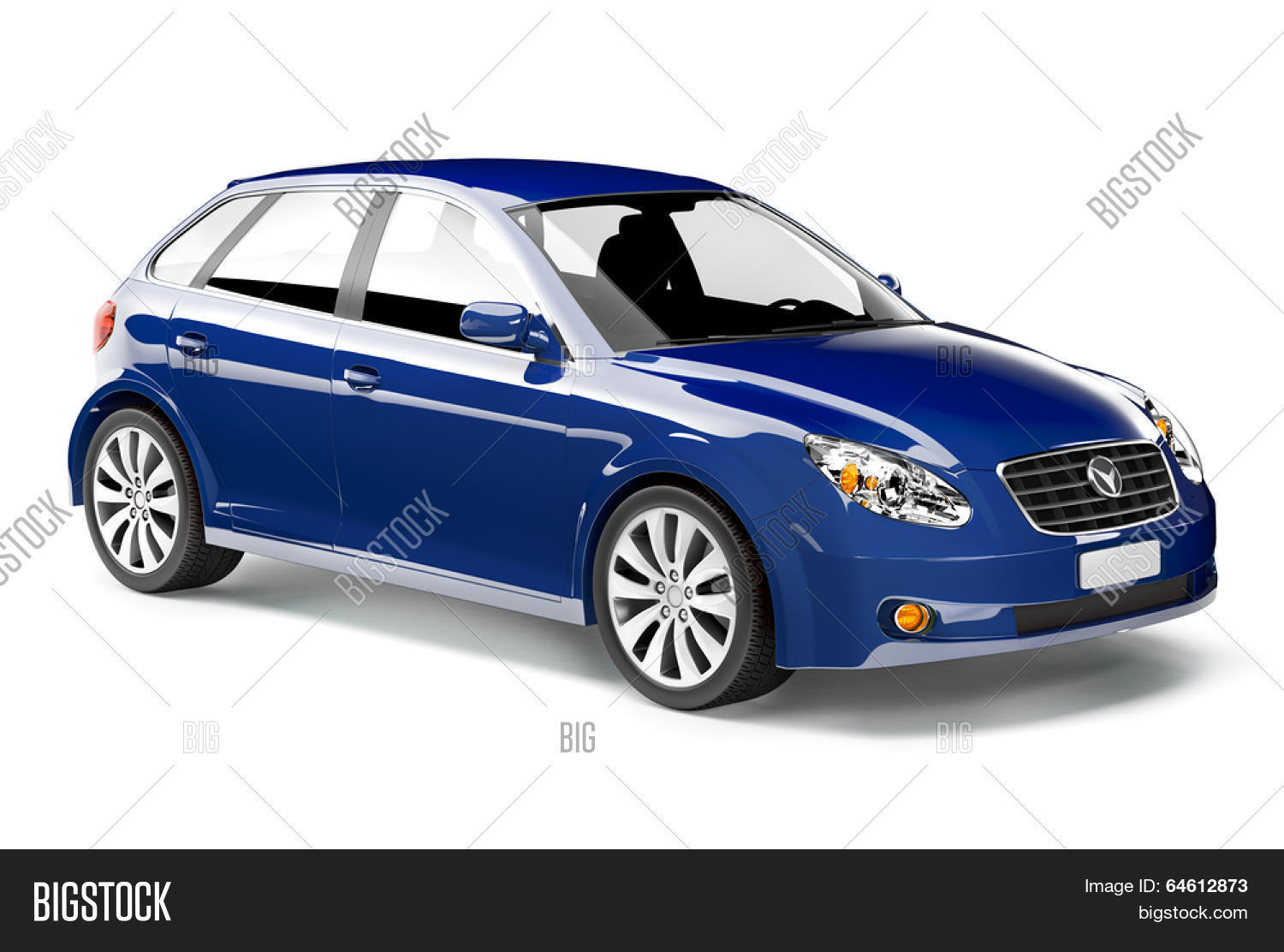 Blue Car Image & Photo (Free Trial) | Bigstock