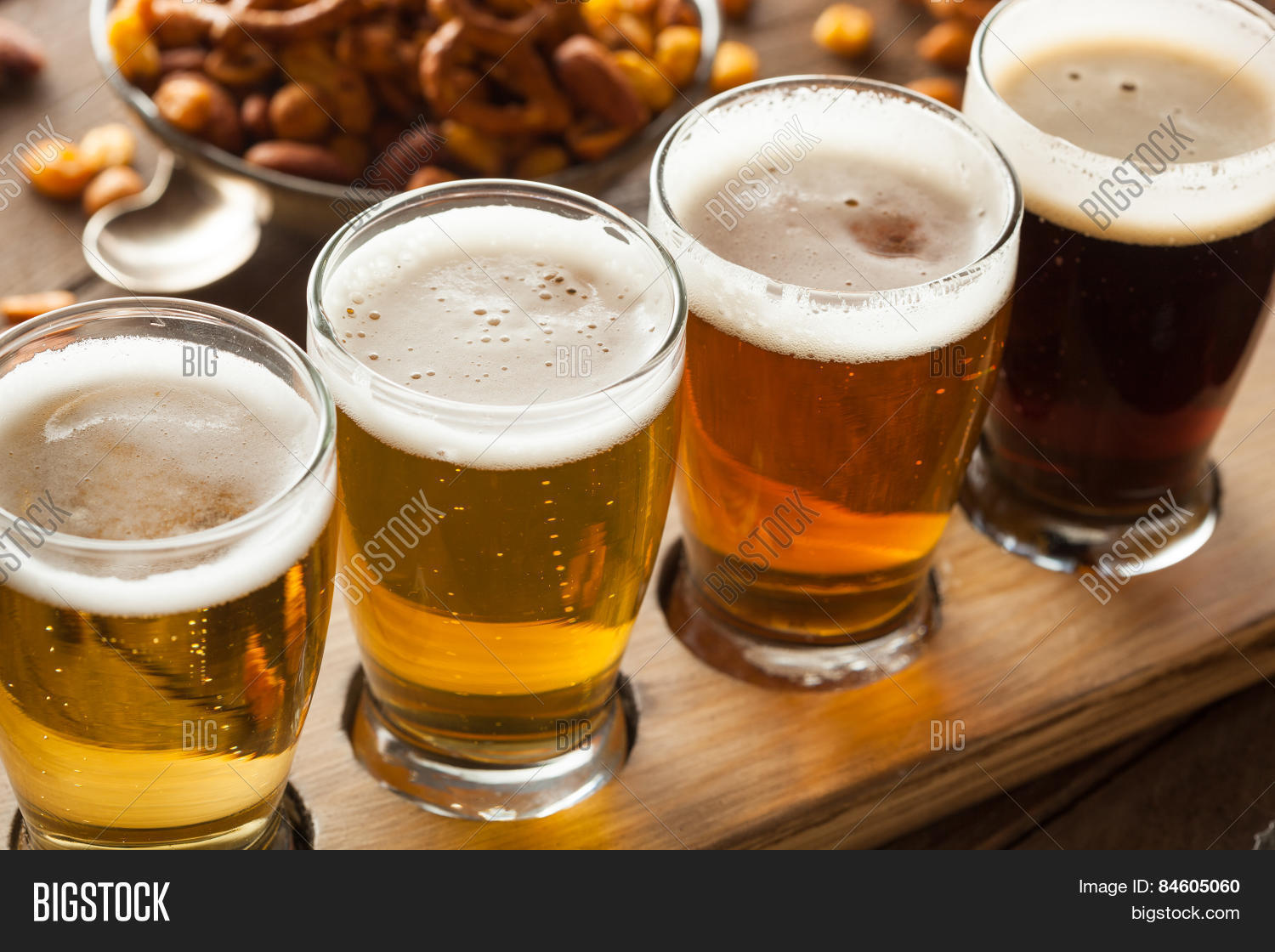 Assorted Beers Flight Image & Photo (Free Trial) | Bigstock