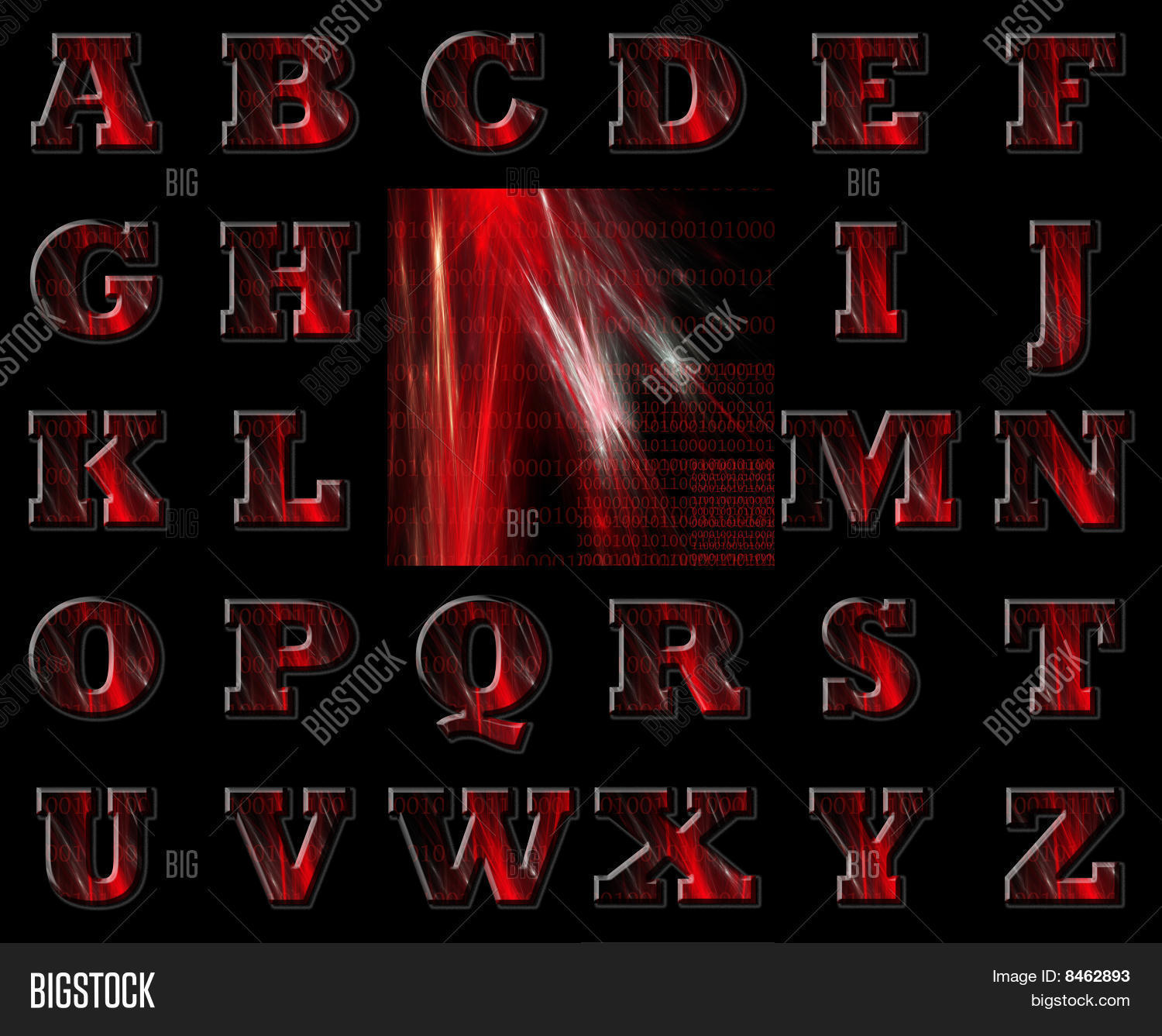 Red Binary Code Image & Photo (Free Trial) | Bigstock