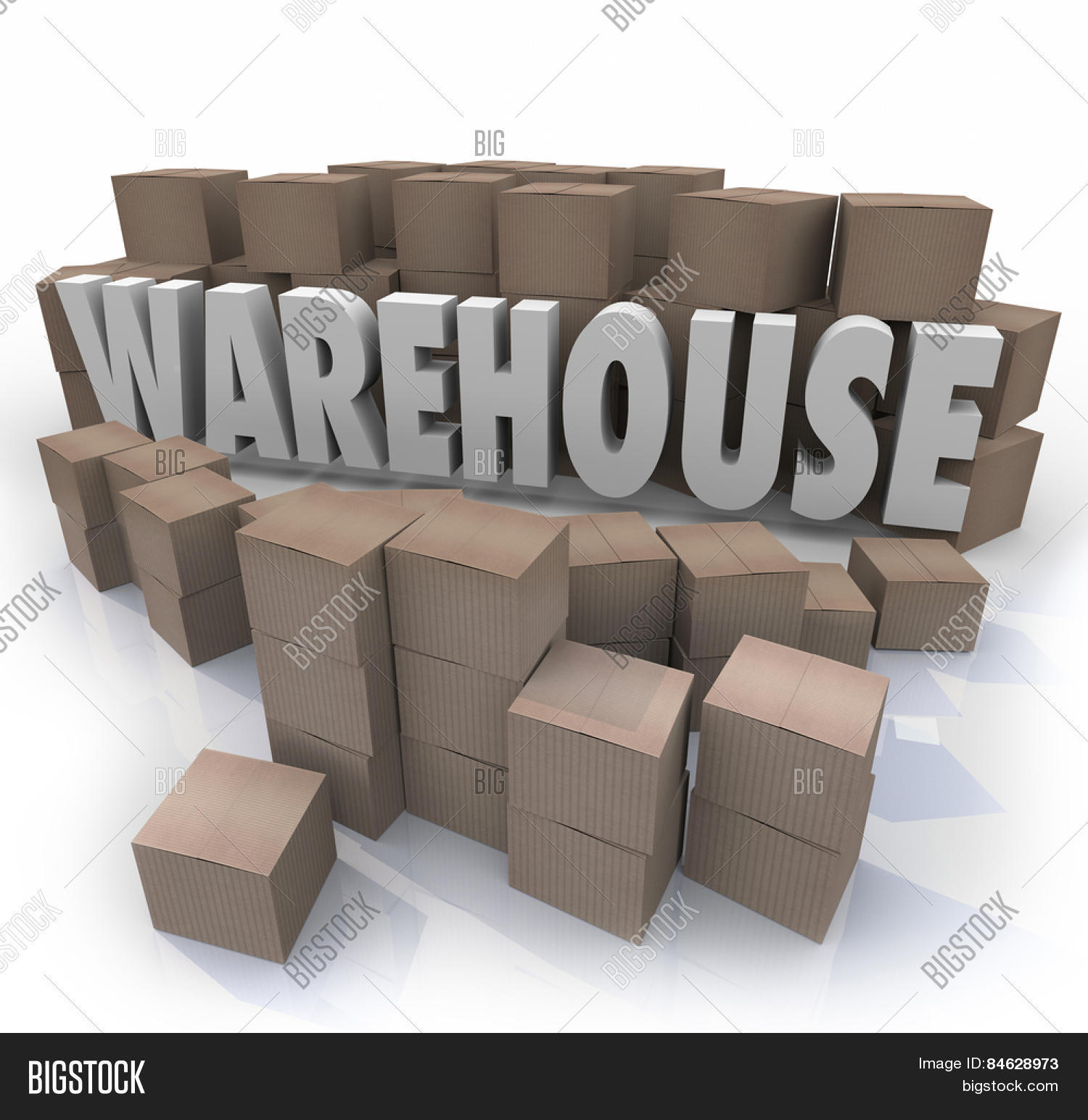 Warehouse Word 3d Image & Photo (Free Trial) | Bigstock