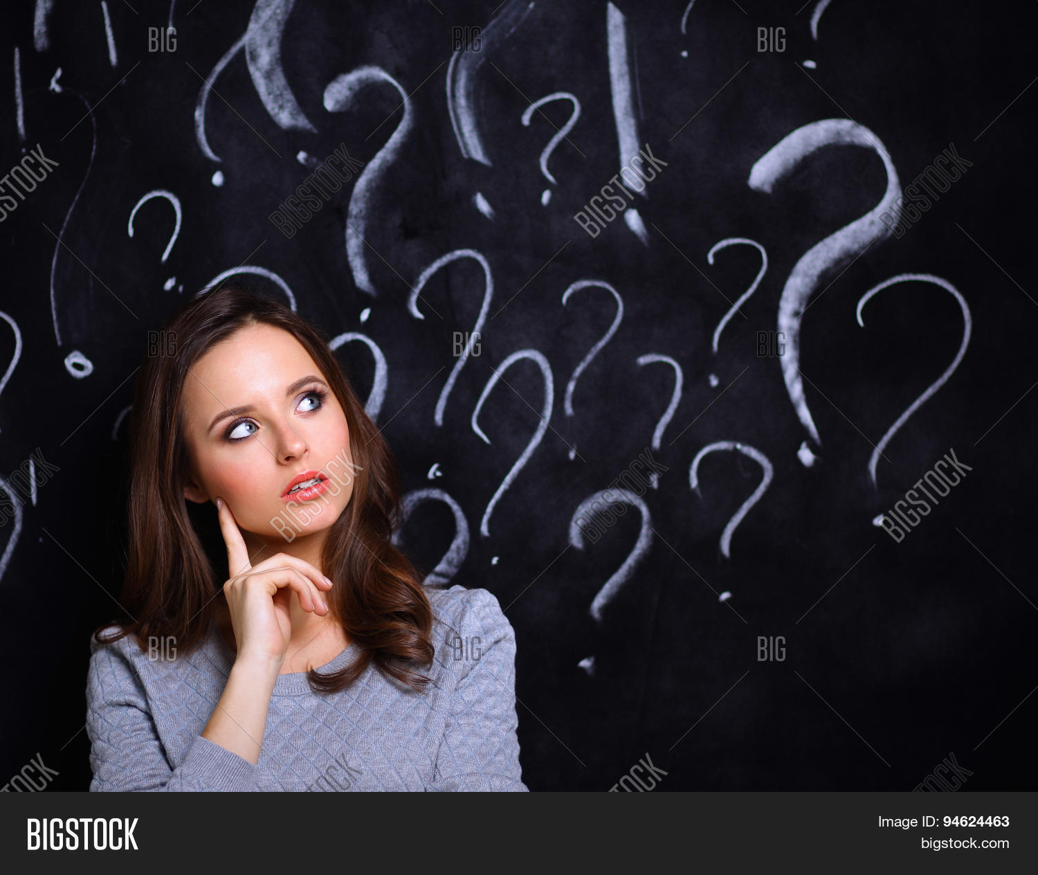 Young Girl Question Image & Photo (Free Trial) | Bigstock