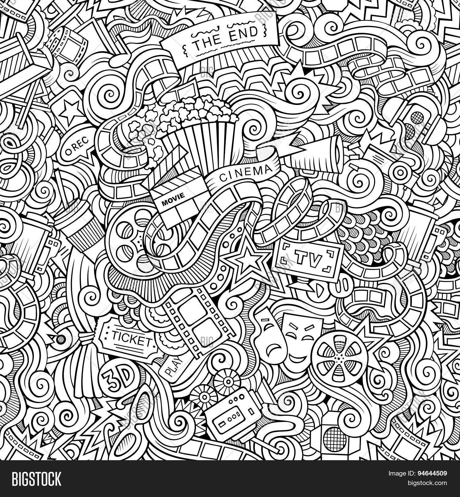 Cartoon Doodles Vector & Photo (Free Trial) | Bigstock