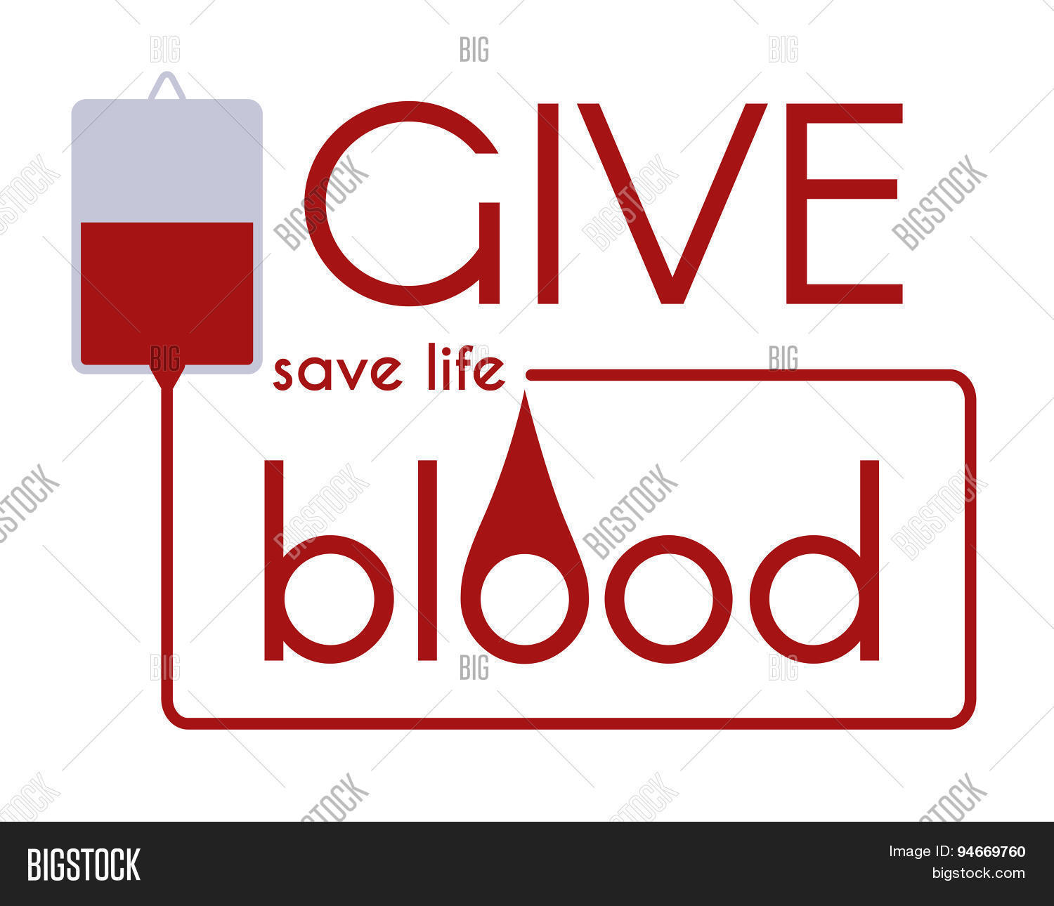 Give Blood - Save Vector & Photo (Free Trial) | Bigstock