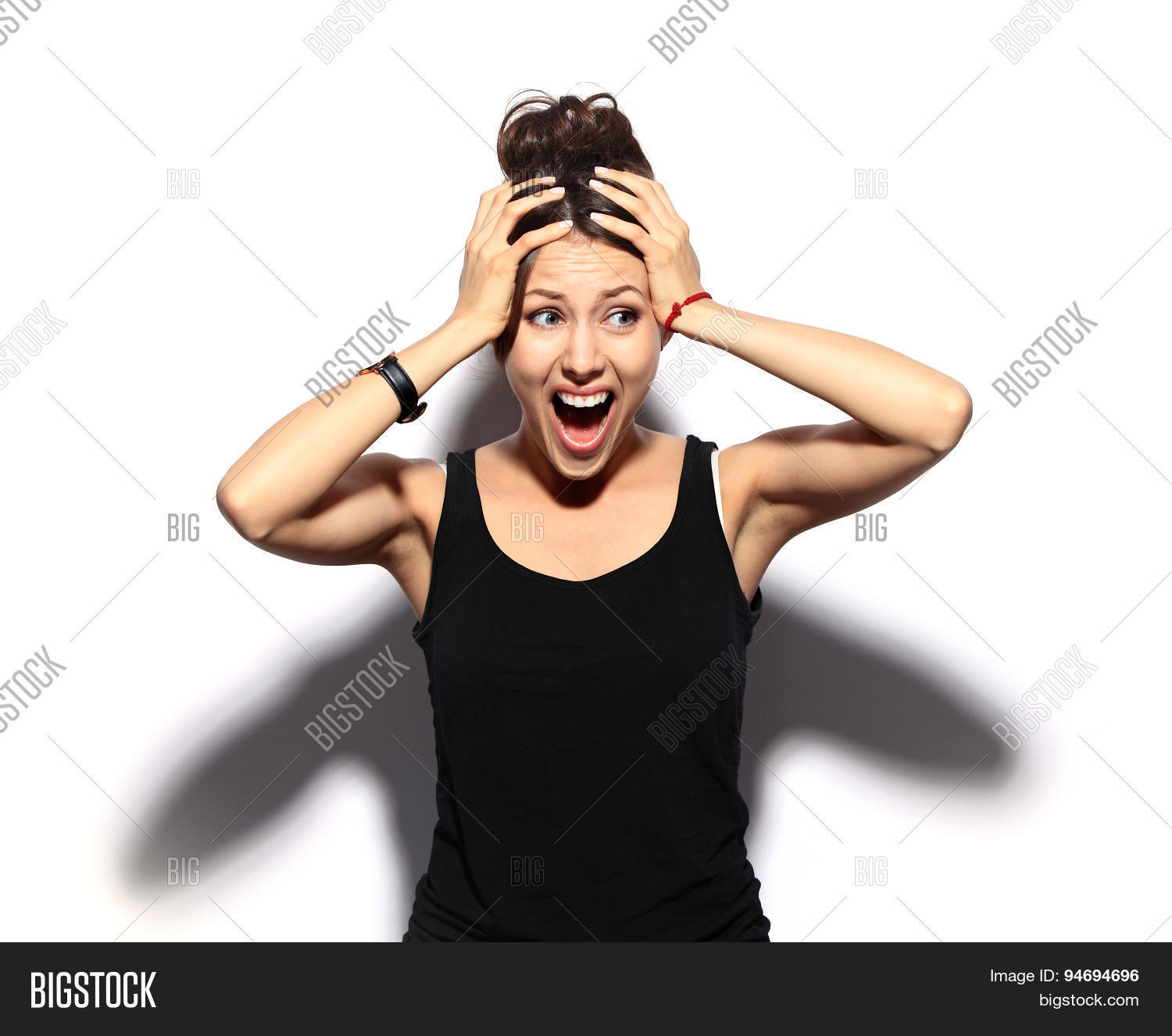 Young Woman Shocked Image & Photo (Free Trial) | Bigstock