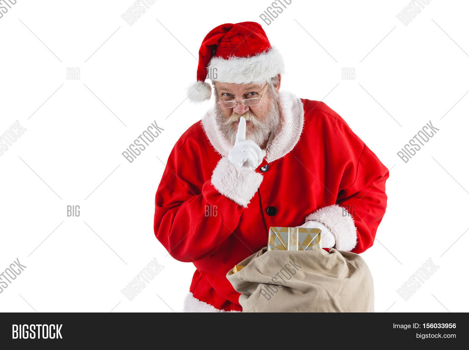 Santa Claus Finger On Image & Photo (Free Trial) | Bigstock