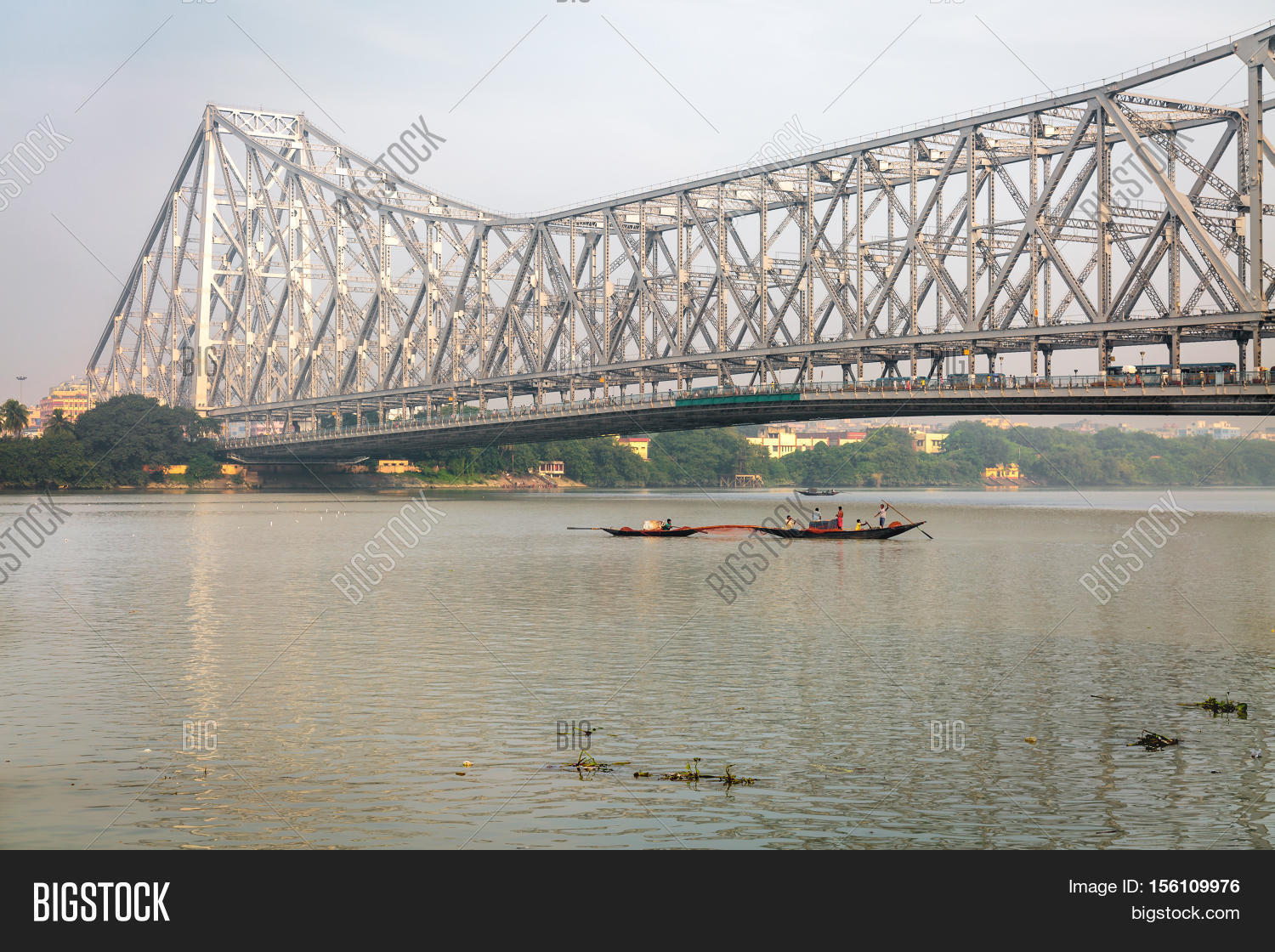 Historic Howrah Bridge Image & Photo (Free Trial) | Bigstock