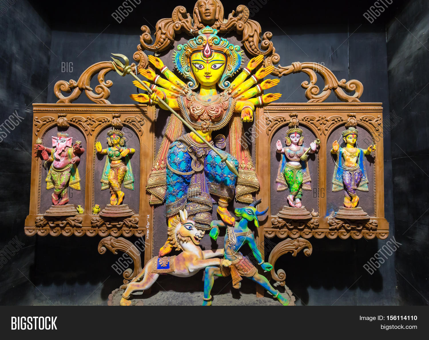 Durga Goddess Idol Image & Photo (Free Trial) | Bigstock