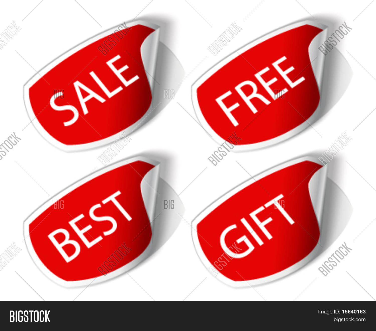 Vector Sale Stickers Vector & Photo (Free Trial) | Bigstock