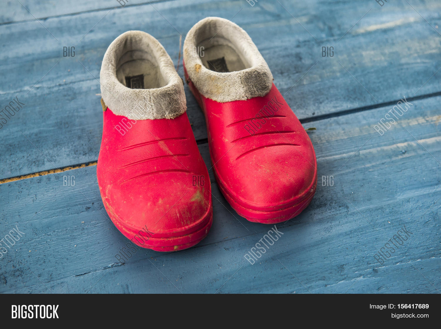 Red Rubber Galoshes On Image & Photo (Free Trial) | Bigstock