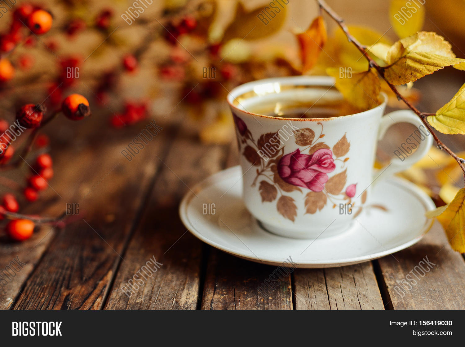 Tea Rustic Chic Style Image & Photo (Free Trial) | Bigstock