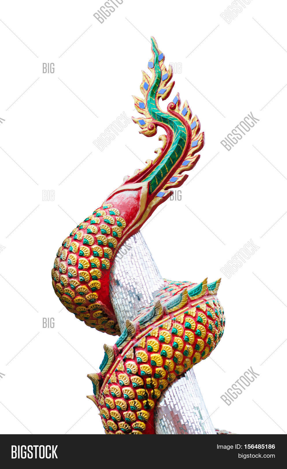 Tail Nak Naga Serpent Image & Photo (Free Trial) | Bigstock
